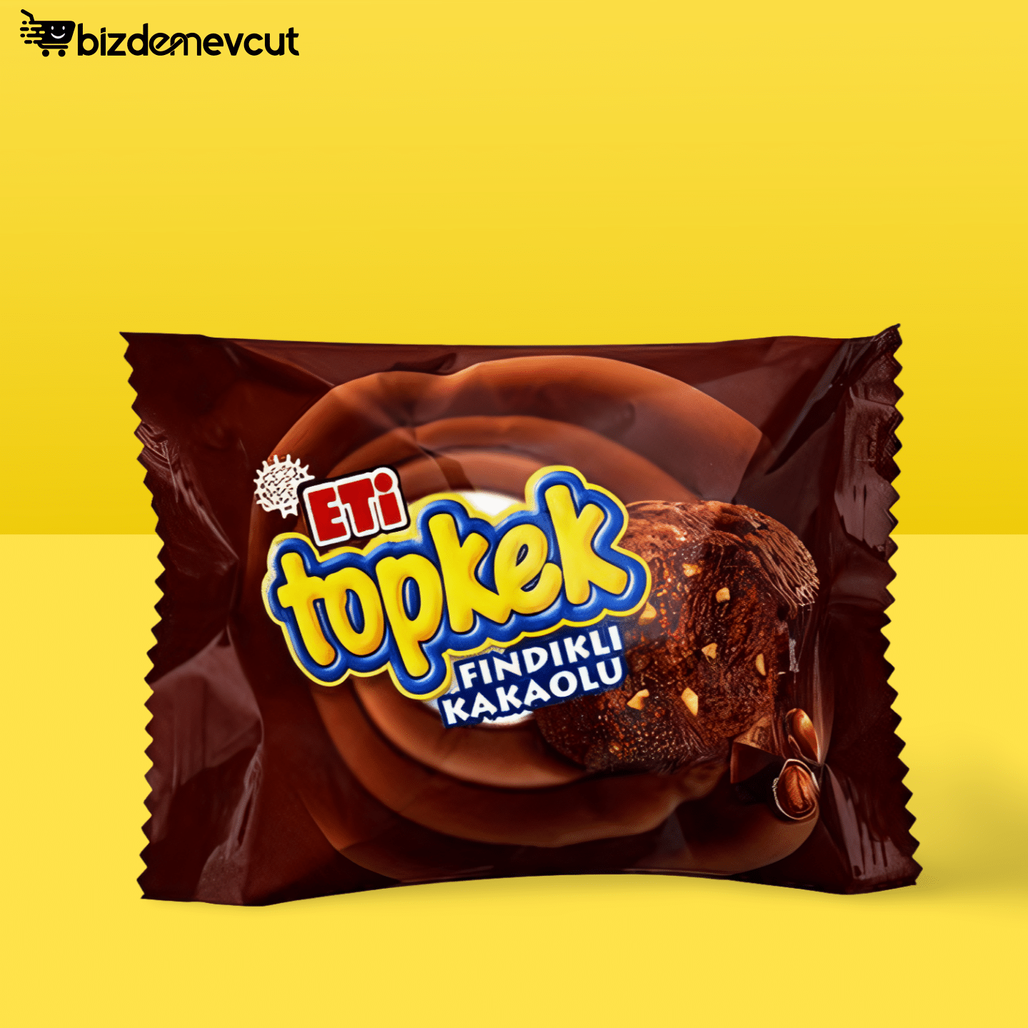Eti Topkek Fındıklı Kakaolu Kek 35 Gr - Bizde Mevcut