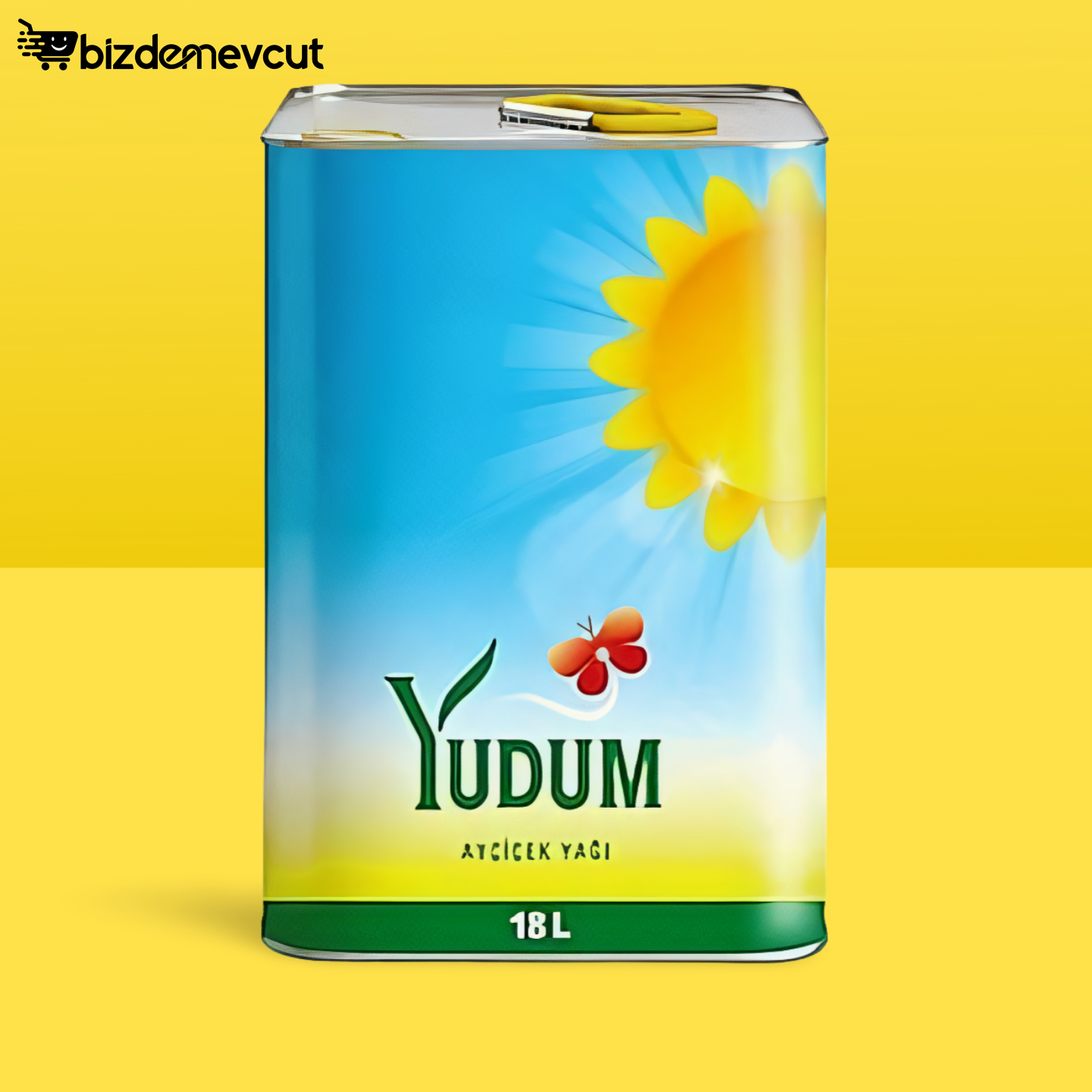 Yudum Ayçiçek Yağı 18 Lt Teneke - Bizde Mevcut